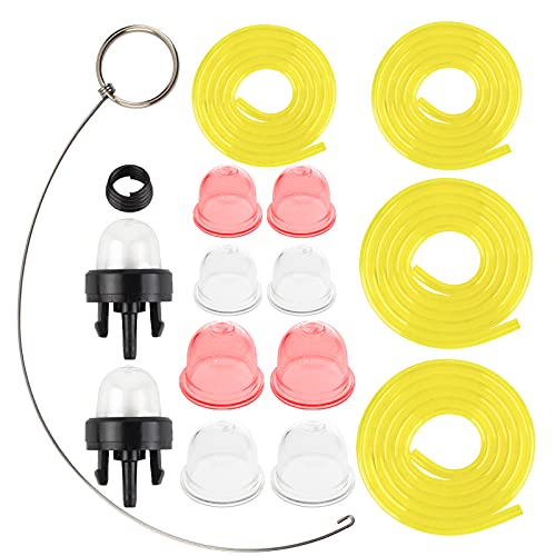 partszen AC04122 Fuel Line Primer Bulb Kit for Zama Ryobi Homelite Husqvarna Poulan Craftman Chainsaw Trimmer Blower Carburetor Weed Eater