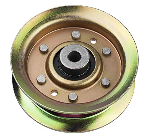 Idler Pulley Fit for Craftsman Mower - 532173437 Idler Pulley Bearings Fit for Craftsman LT1000 LT2000 Lawn Mower Tractor with 42" Deck, Replacement for 532131494 532173438 165888