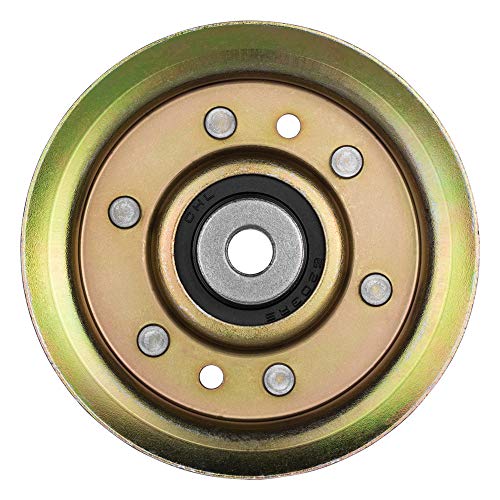 Idler Pulley Fit for Craftsman Mower - 532173437 Idler Pulley Bearings Fit for Craftsman LT1000 LT2000 Lawn Mower Tractor with 42" Deck, Replacement for 532131494 532173438 165888