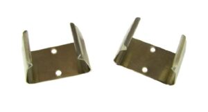 2pc. metal 9-volt battery clips