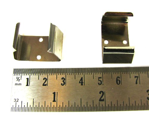 2pc. Metal 9-Volt Battery Clips