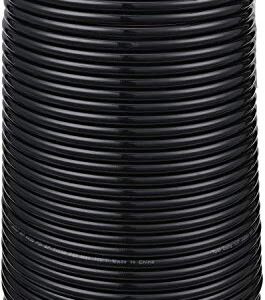 Sewer Jetter kit for Pressure Washer, 200 feet Hose, 1/4 Inch Drain Cleaning Hose,Button Nose & Rotating Sewer Jetting Nozzle,Sewer Jet kit for Pressure Washer,Jetter Hose, 4.5, 5.5, 4000 PSI (Black)