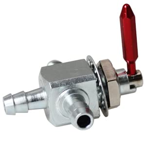 HPENP Cut-Off Fuel VALVES For Scag 2-Way 1/4" Barbs Steel Fuel Oil Gas Petcock in Line Valve 482212, E633347, 1-633347, Husqvarana 539102679 with Fuel Filter Kit