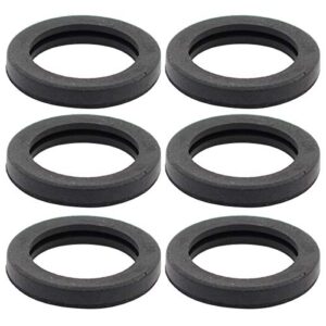 xtremeamazing gas fuel can spout gaskets washer seals rubber for universal plastic 5 gal 10 20l fuel tank spout pack of 6