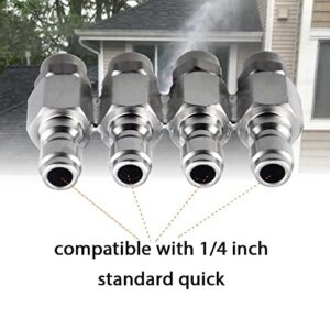 JRod Pressure Washer Nozzles / Downstream Nozzle Kit - For 2-3 GPM Pressure Washer with 4 Way J-Rod Tip Holder Pressure Washer - 1/4" Quick Connect