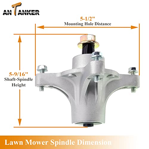 Antanker Deck Spindle Assembly Replaces Toro 117-7267 &117-7439,117-7268, SS5000 SS4200 4235 4260, Timecutter 121-0751, Stens 285-923 Lawn Mower Spindle Replacement