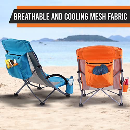 Nice C Beach Chair with Cooler + 2 Pack Beach Chair with Cooler and Umbrella