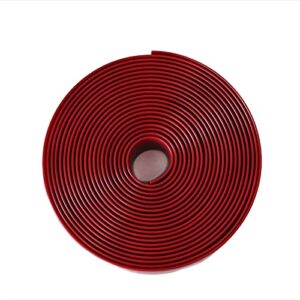 KOMORAX RED 2" Wide 20' Length Chair Vinyl Strap Strapping for Patio Lawn Garden Outdoor Furniture Matte Finish Color