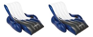 intex floating recliner lounge for swimming pools, 2-pack