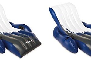 Intex Floating Recliner Lounge for Swimming Pools, 2-Pack