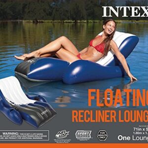 Intex Floating Recliner Lounge for Swimming Pools, 2-Pack