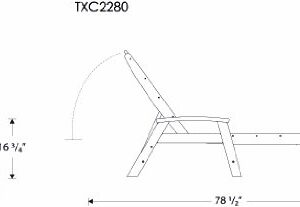 Trex Outdoor Furniture Yacht Club Stackable Chaise Lounger with Arms, Vintage Lantern