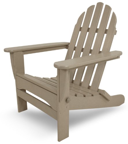 POLYWOOD AD5030SA Classic Folding Adirondack, Sand