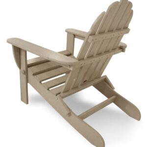 POLYWOOD AD5030SA Classic Folding Adirondack, Sand