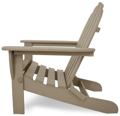 POLYWOOD AD5030SA Classic Folding Adirondack, Sand