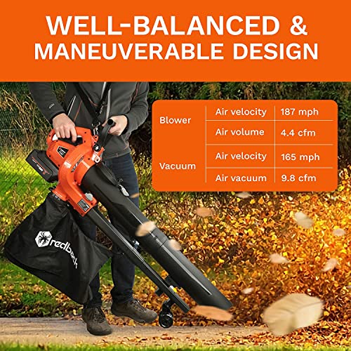 Redback 40V Cordless Leaf Blower/Vacuum Kit Brushless Motor Includes 2Ah Battery 5a ChargerM KIT W/ 2AH Battery 5A Charger EV480DKIT2A