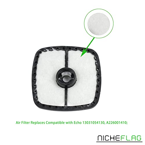 NICHEFLAG C1U-K78 Carburetor with P021002921 Air Cleaner Case Assembly A226001410 Air Filter for Echo Blower PB200 PB201 ES210 ES211 Shredder and Shindaiwa EB212 SV212 EB212 Blowers