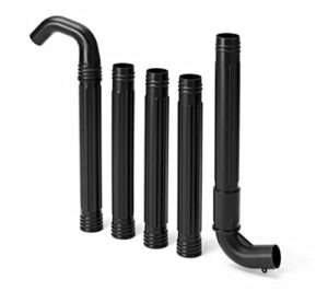 balterily leaf blower gutter kit for gutter cleaning – black (952711918) replacement for husqvarna