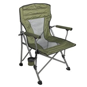 hcf outdoor products company four season oversize deluxe sports arm chair, green