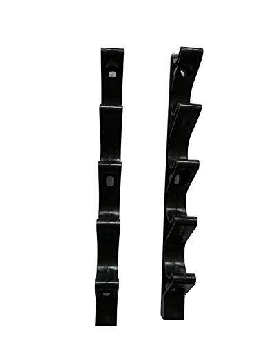 SUQ I OME Multi Position Adjustment Brackets for Chaise Lounge Reclining Brace Heavy Duty Screwed or Riveted Joint Girder Convertible Outdoor Patio Furniture Durable (5 Position, Black)