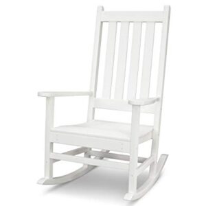 POLYWOOD® Vineyard Porch Rocking Chair (White)