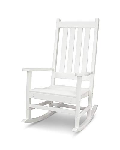 POLYWOOD® Vineyard Porch Rocking Chair (White)