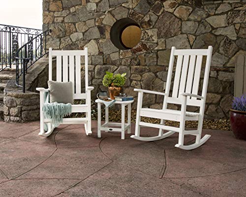 POLYWOOD® Vineyard Porch Rocking Chair (White)