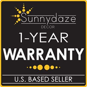 Sunnydaze Universal Replacement Bungee Laces Elastic Repair Kit for Zero Gravity Lounge Chair Recliners 4 Black Strings Fully Laces One Chair