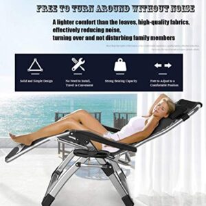 HEY FOLY Zero Gravity Chairs, Lawn Chairs Recliner Folding Portable Chaise Lounge for Indoor and Outdoor, with Detachable Cushion, Headrest, Cup Holder, Support 440 Lbs…