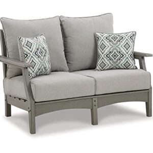 Signature Design by Ashley Visola Loveseat, Gray