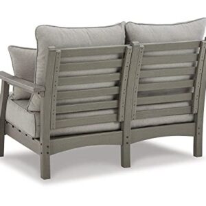 Signature Design by Ashley Visola Loveseat, Gray