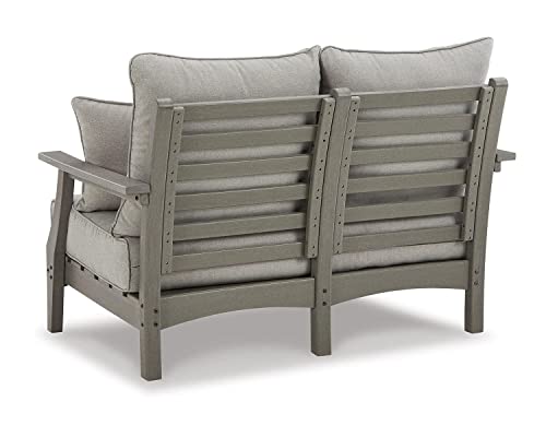 Signature Design by Ashley Visola Loveseat, Gray