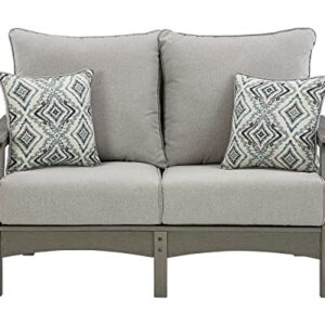 Signature Design by Ashley Visola Loveseat, Gray