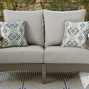 Signature Design by Ashley Visola Loveseat, Gray