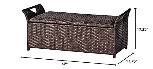 Christopher Knight Home Wing Outdoor Storage Bench, Multibrown