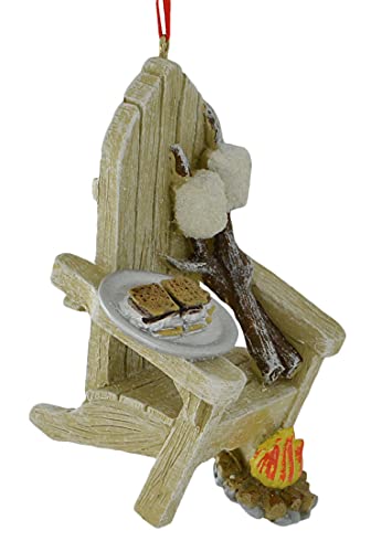 Kurt S. Adler Adirondack Chair and Smores Ornament A1802 New