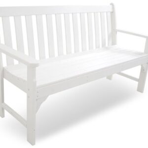 POLYWOOD GNB60WH Vineyard 60" Bench, White