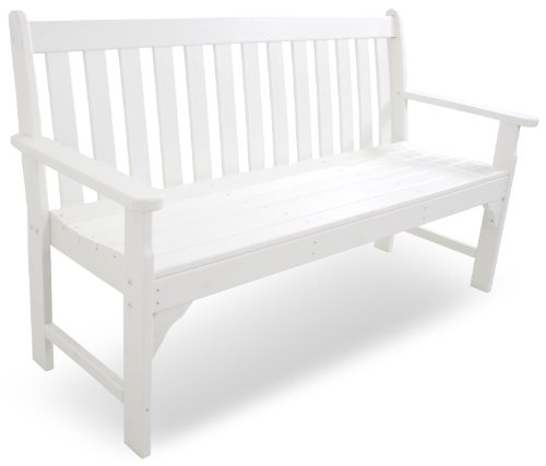 POLYWOOD GNB60WH Vineyard 60" Bench, White