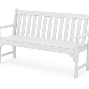 POLYWOOD GNB60WH Vineyard 60" Bench, White