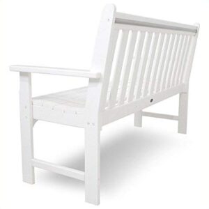 POLYWOOD GNB60WH Vineyard 60" Bench, White