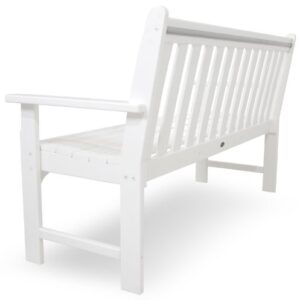 POLYWOOD GNB60WH Vineyard 60" Bench, White