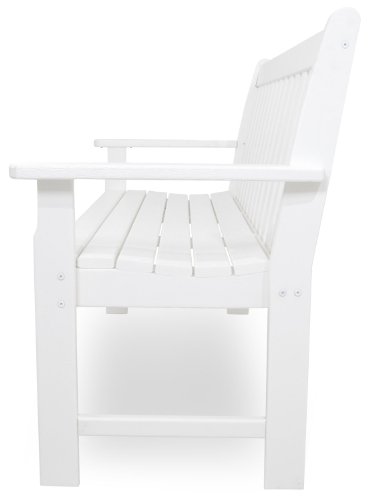 POLYWOOD GNB60WH Vineyard 60" Bench, White