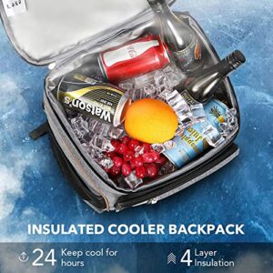 Lekespring Cooler Backpack 40 Cans Insulated Leak Proof Waterproof 24h Backpack Cooler for Man and Women