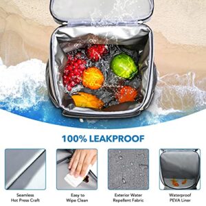 Lekespring Cooler Backpack 40 Cans Insulated Leak Proof Waterproof 24h Backpack Cooler for Man and Women