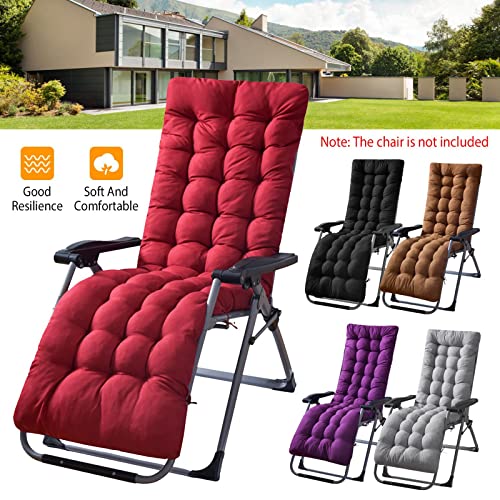 KOCASO 67x22in Chaise Lounger Cushion Patio Recliner Rocking Chair Sofa Mat Deck Chair Cushion