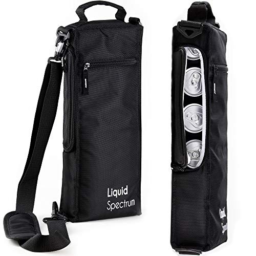 Liquid Spectrum - Golf Cooler Bag, Insulated Soft Cooler for 6pcs Cans of Beer or Soda, Portable Cooler Bag for Travel, Camping, Outdoor Sports, Discreet Golf Accessories for Drinks