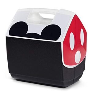 Igloo 7 Quart Limited Edition Disney Mickey Mouse Ears Portable Lunchbox Playmate Pal Cooler Ice Box, Medium