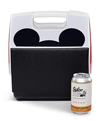 Igloo 7 Quart Limited Edition Disney Mickey Mouse Ears Portable Lunchbox Playmate Pal Cooler Ice Box, Medium