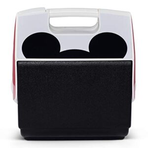 Igloo 7 Quart Limited Edition Disney Mickey Mouse Ears Portable Lunchbox Playmate Pal Cooler Ice Box, Medium