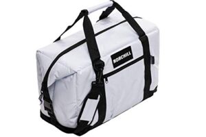 norchill soft coolers 24 can insulated marine boatbag soft sided cooler, white